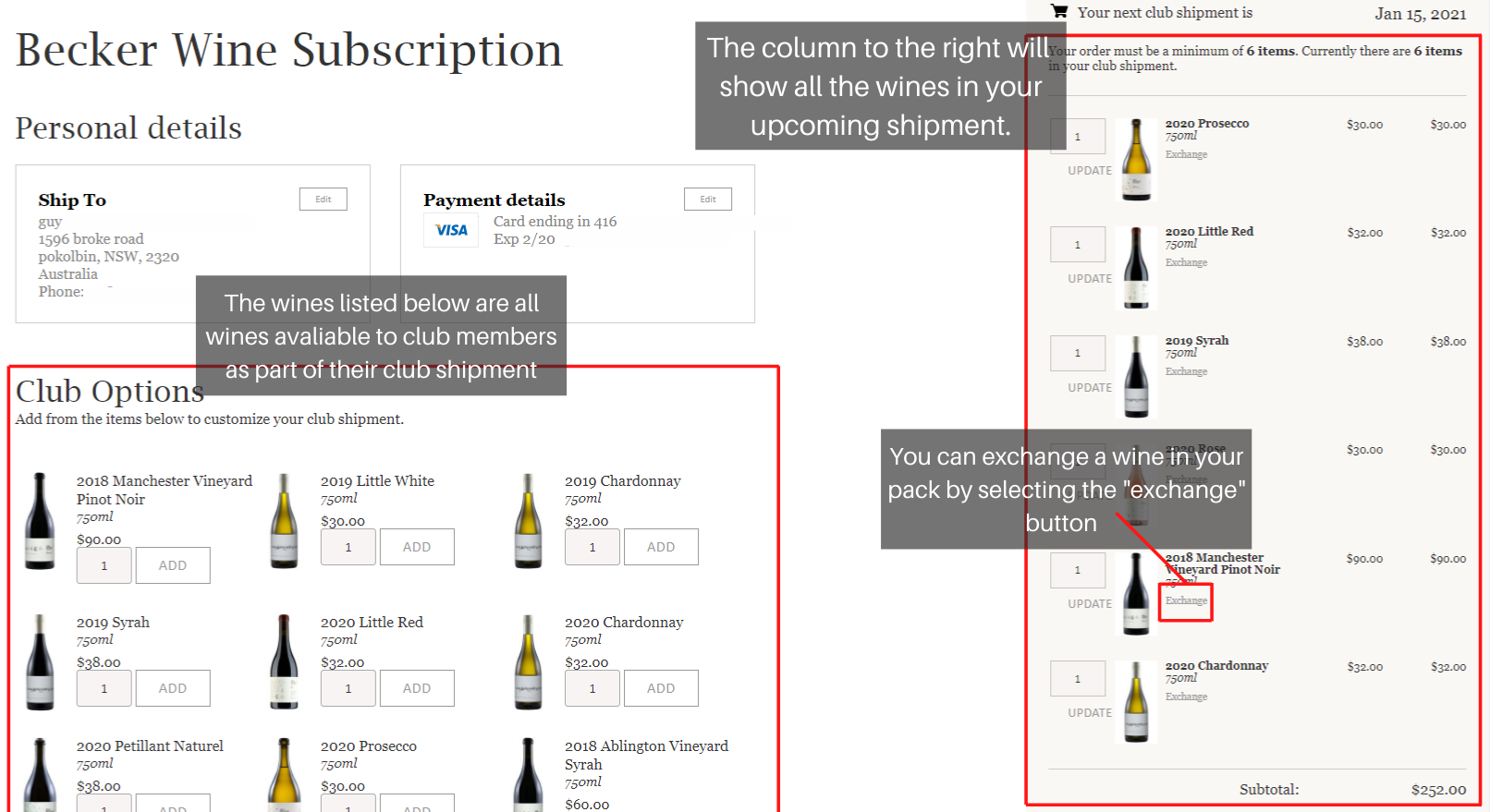 Wine Club Subscription Guide - Becker Wines